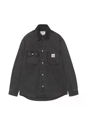 Carhartt Work In Progress Logo-patch Pocket Shirt - Grey