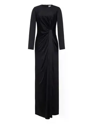 Adam Lippes Salome Twisted Maxi Dress - Black