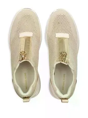 Michael Kors Willis Zip Platform Sneakers - Neutrals