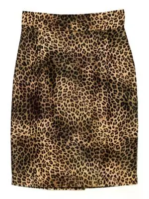Tagliatore Animal Print Skirt - Neutrals