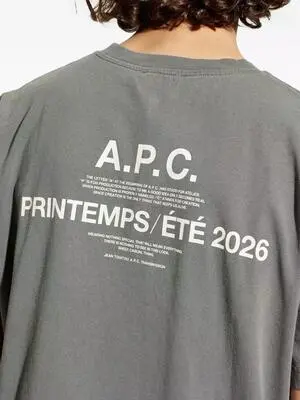 A.p.c. Crew Neck T-shirt - Grey