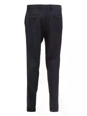 BRIGLIA 1949 Pleated Trousers With Cuffed Hem