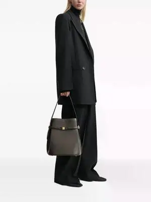 TOTEME Belted Leather Bucket Bag