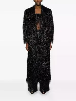MEDEEA Loose Threads Metallic Effect Coat