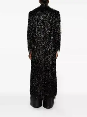 MEDEEA Loose Threads Metallic Effect Coat