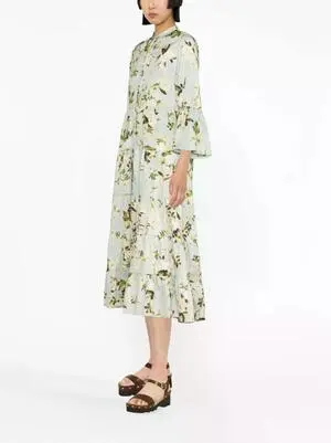 Erdem Panthea Floral-print Poplin Dress