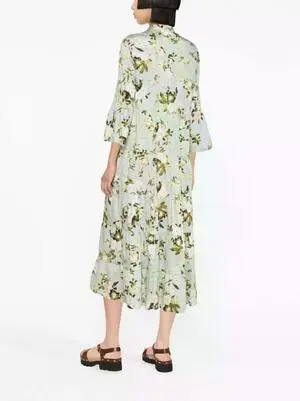 Erdem Panthea Floral-print Poplin Dress