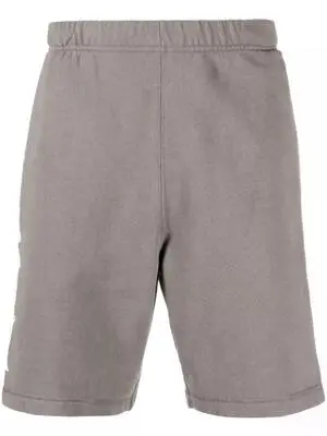 Heron Preston Logo Print Track Shorts - Grey