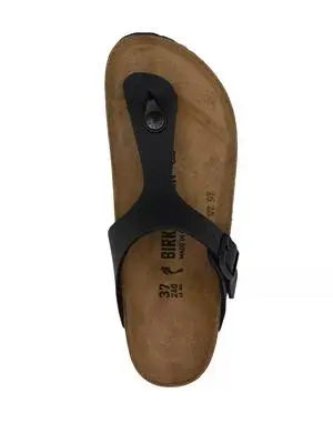 BIRKENSTOCK Gizeh Thong-strap Sandals - Black