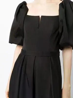 Alberta Ferretti Pleated Detail Gown