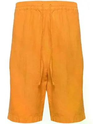 120% Lino Straight Leg Shorts For Men