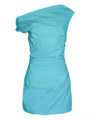 Paris Georgia Remmy Off-shoulder Mini Dress - Blue