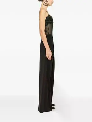 NISSA Side-pockets Loose Fit Draped Detail Pants