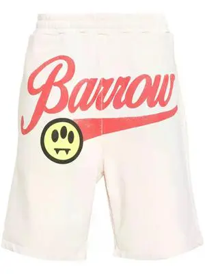 BARROW Printed Cotton Jersey Shorts