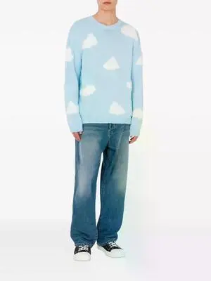 Moschino Round Neck Sweaters For Men
