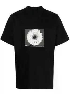 Helmut Lang Photograph-print Cotton T-shirt - Black