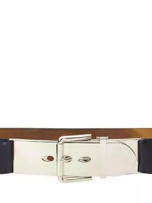 Ralph Lauren Letter-opener Buckle Calfskin Belt - Blue