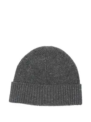 Marc O'polo Ribbed Beanie With Logo Patch