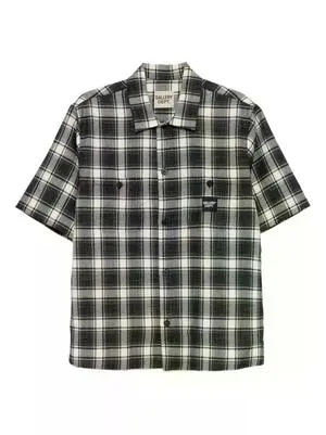 GALLERY DEPT. Playground Short-sleeve Plaid Shirt Black