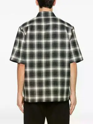 GALLERY DEPT. Playground Short-sleeve Plaid Shirt - Black
