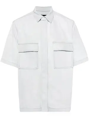 IRO PARIS Short-sleeve Denim Shirt - Grey