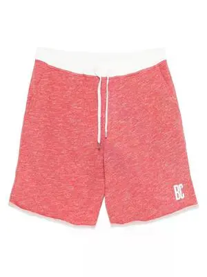 Brunello Cucinelli Cotton And Linen Blend Bermuda Shorts - Red