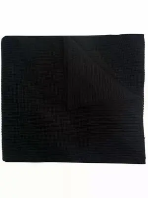 MAISON MARGIELA Oversized Knitted Scarf - Black
