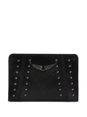 Zadig&Voltaire Zv Pass Studded Card Holder - Black