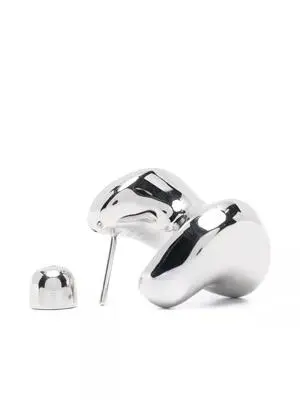 MARIA BLACK Saddle Medium Earrings - Silver