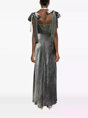 Alberta Ferretti Velvet Gown