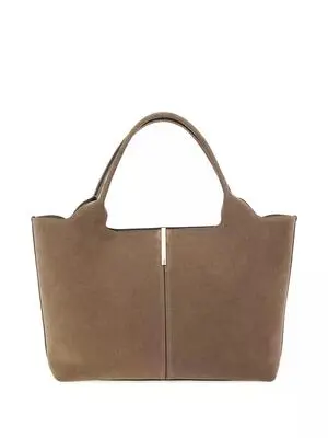 TOD'S Appliqué Detail Tote Bag - Neutrals