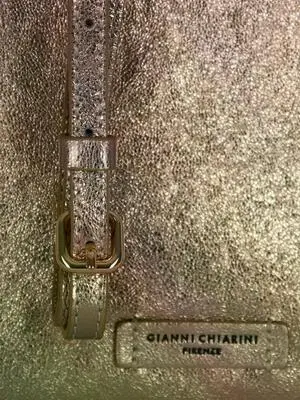GIANNI CHIARINI Top-zip Wrist-strap Clutch Bag