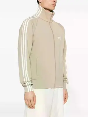 Y3 3-stripes Logo Zip-up Sweatshirt
