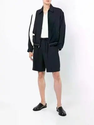 3.1 Phillip Lim Jersey Knit Desk Shorts - Blue
