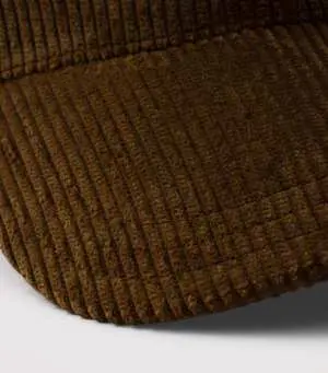 Prada Cotton Corduroy Baseball Cap