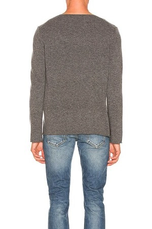 Play Comme Des Garcon Logo Emblem Sweatshirt - Grey