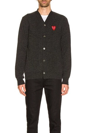 Play Comme Des Garcon Cardigan - Grey