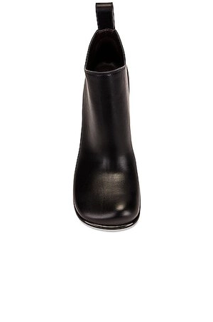 Bottega Veneta Leather Ankle Boots With Lug Sole - Black