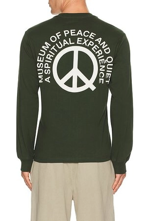 MUSEUM OF PEACE & QUIET Spiritual Experience Long Sleeve T-shirt - Forest