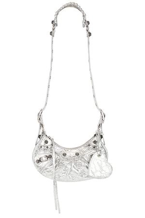 Balenciaga Le Cagole Xs Shoulder Bag - Silver