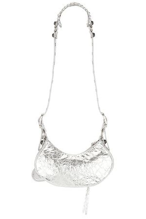 Balenciaga Le Cagole Xs Shoulder Bag - Silver