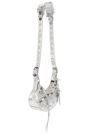 Balenciaga Le Cagole Xs Shoulder Bag - Silver