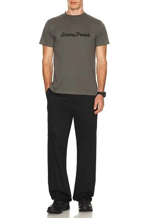SNOW PEAK Typography T-shirt