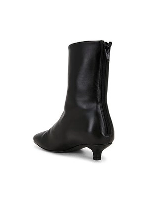 TOTEME Day Nappa Ankle Boots With Kitten Heel