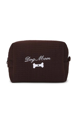 ABBODE Dog Mom Waffle Pouch - Chocolate