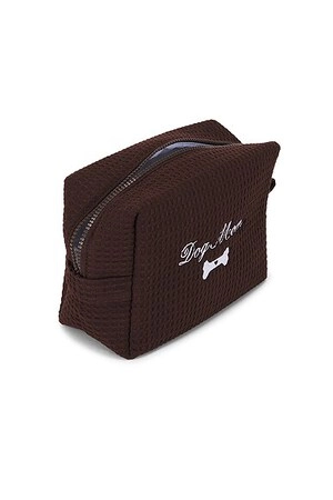 ABBODE Dog Mom Waffle Pouch - Chocolate