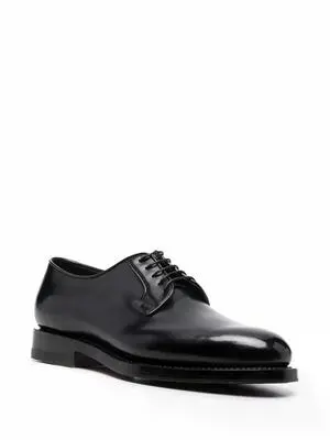 Santoni Leather Derby Shoes