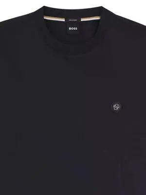 BOSS Round-neck Appliqué T-shirt