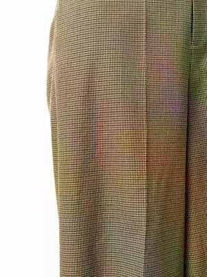 Celine 2019 Check-print Wool Culottes