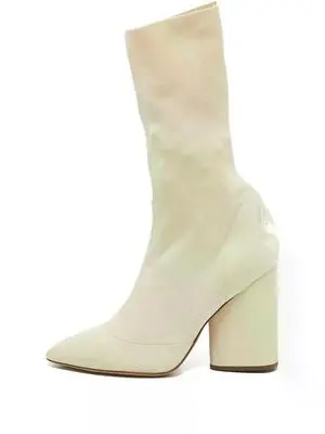 ADIDAS X YEEZY Knit Block-heel Ankle Boots - Neutrals